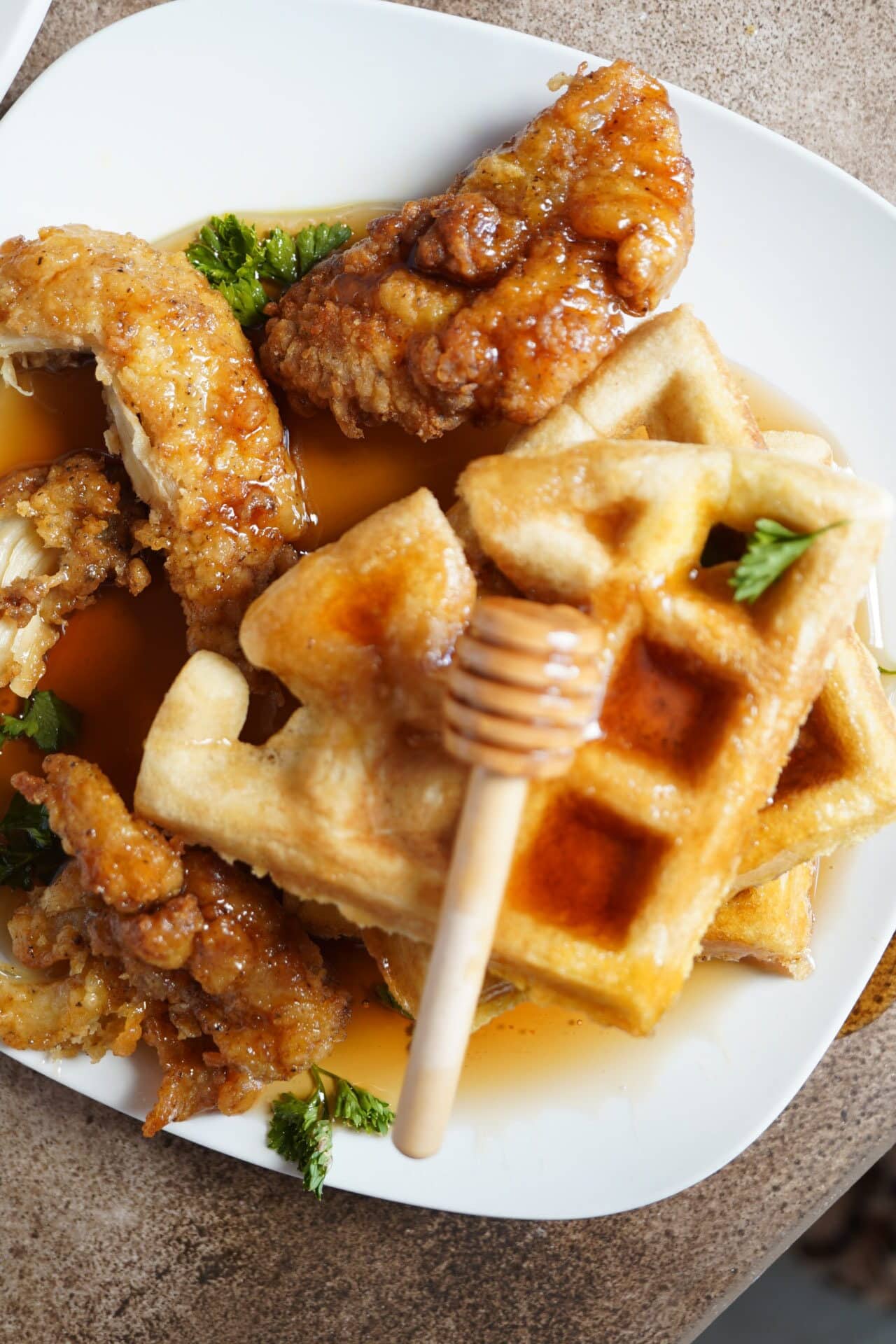 Southern Style Chicken and Waffles - Ronalyn Alston