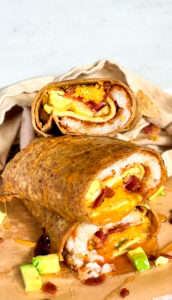Hash Brown and Bacon Wrap - Ronalyn Alston